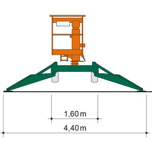 Selbstfahrende Gelenkteleskop-Arbeitsbühne SGT 17 ALS Hyb